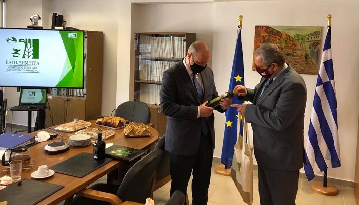 Επίσκεψη ΥφΑΑΤ, Γιάννη Οικονόμου στον ΕΛΓΟ – ΔΗΜΗΤΡΑ : Report24 News